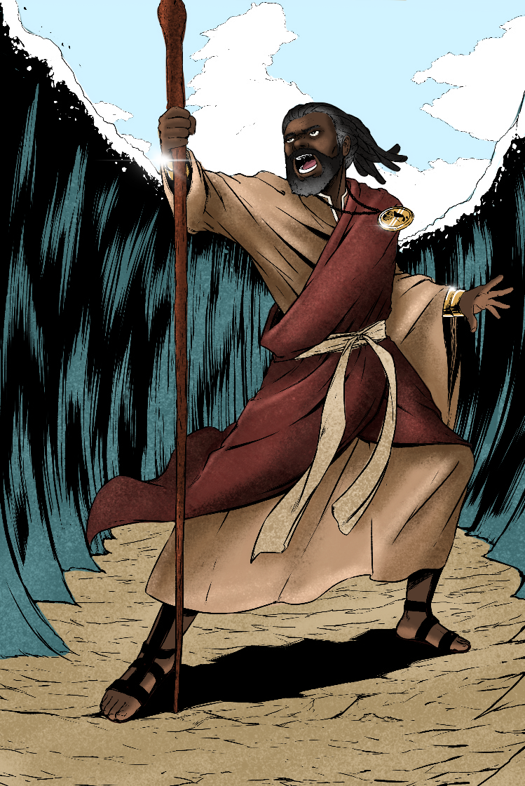 Moses Poster 18X24– Hebrew Heroes